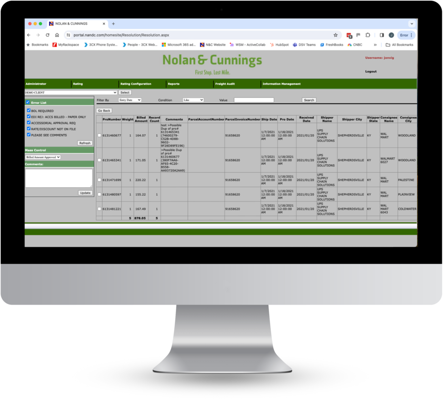 Freight Spend Analysis - Nolan and Cunnings